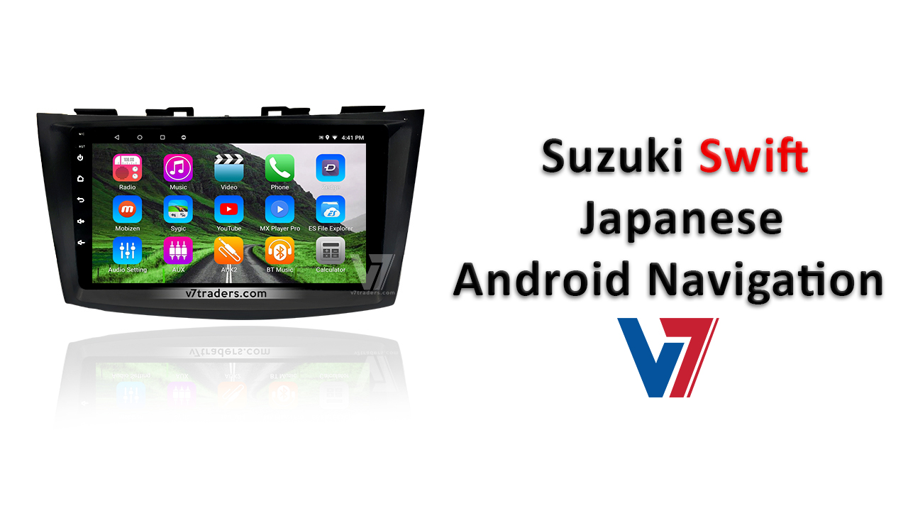 Swift (Japanese) Android Multimedia Navigation Panel LCD IPS Screen ...