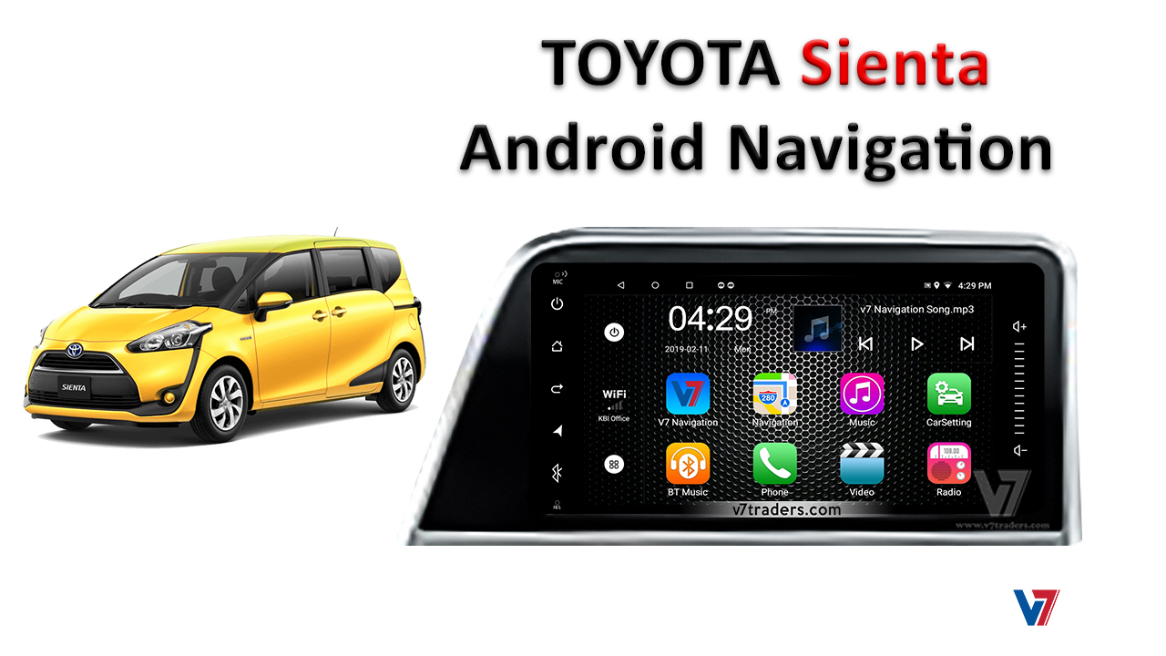 Sienta Android Multimedia Navigation Panel LCD IPS 7" Screen - V7 | V7 ...