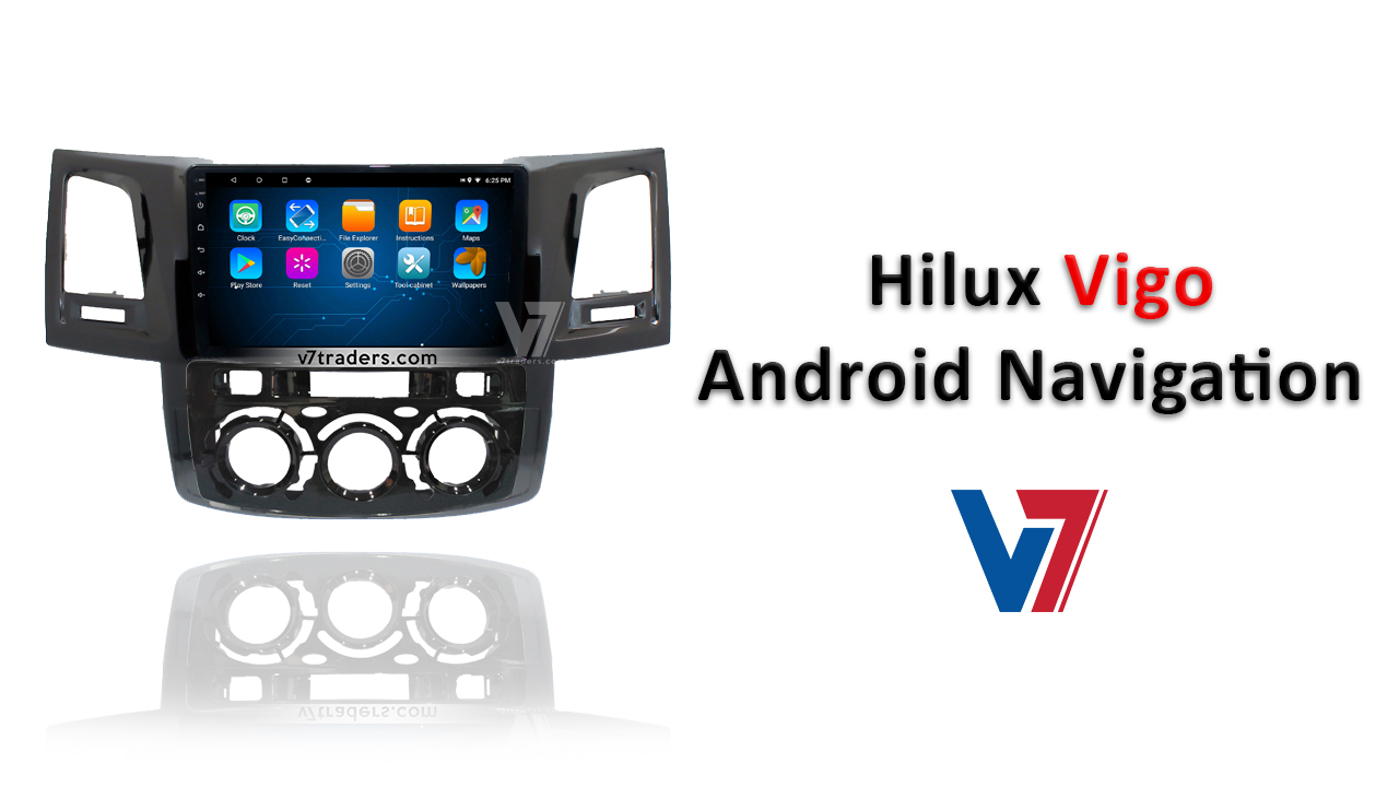 Hilux Vigo Android Multimedia Navigation Panel LCD IPS Screen - Model ...