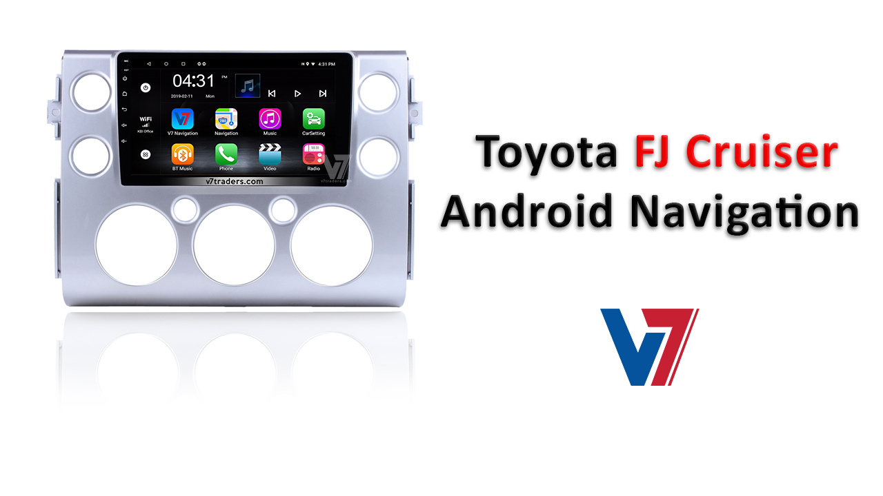 FJ Cruiser Android Multimedia Navigation Panel LCD IPS Screen - V7 LCD ...